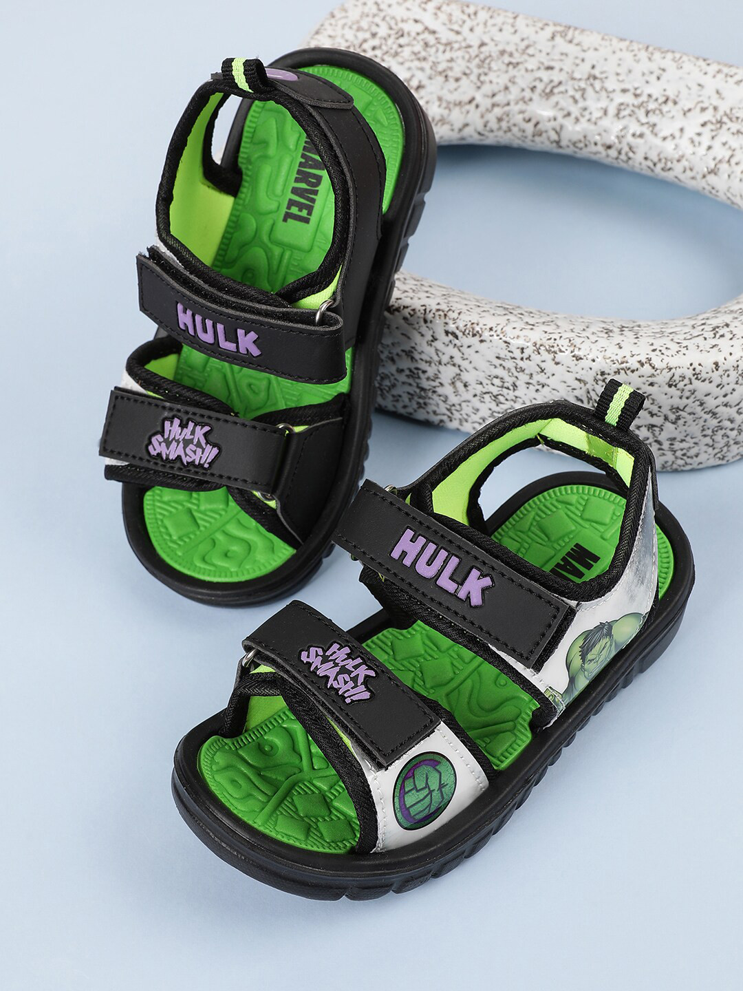 Buy Kids Ville Boys Hulk Printed Sports Sandals - Sports Sandals for ...