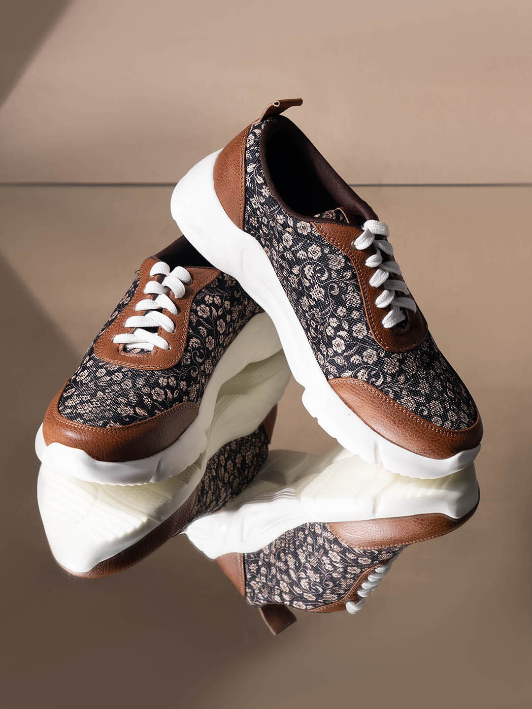 Buy ZOUK Women SanjanJaali Printed Lace Up Sneakers - Casual Shoes for ...