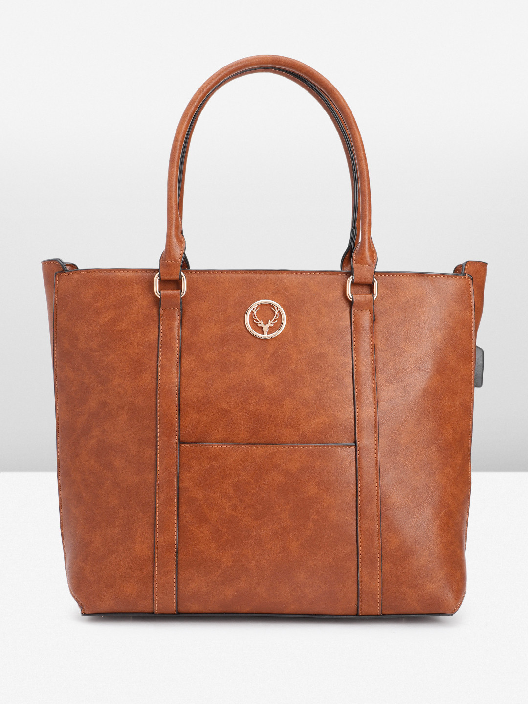 Buy Allen Solly Structured Shoulder Bag With USB Port - Handbags for ...