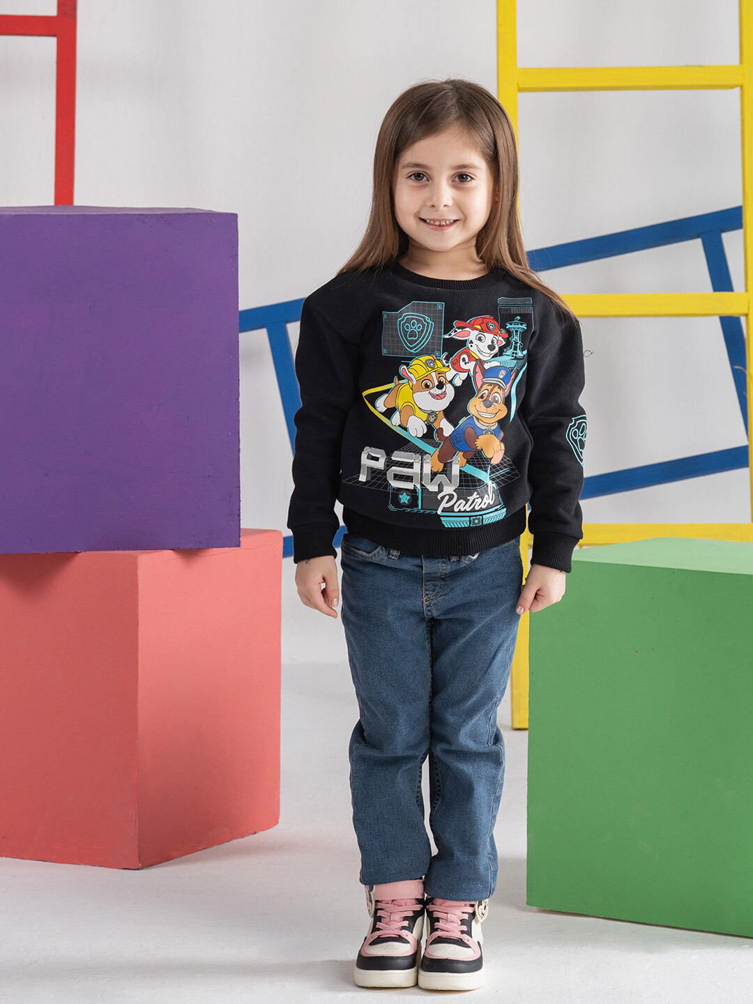 Buy SPUNKIES Kids Printed Cotton Sweatshirt - Sweatshirts for Unisex ...