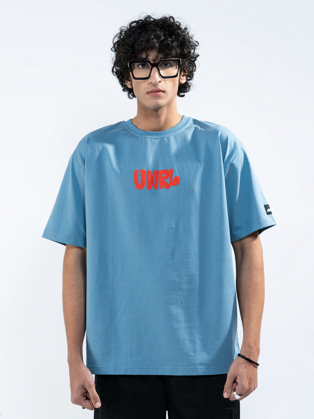 Buy UNRL Men Printed Relaxed Fit Pure Cotton T Shirt - Tshirts for Men ...
