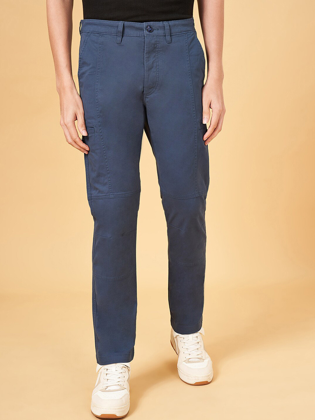 Buy Urban Ranger By Pantaloons Men Slim Fit Trousers - Trousers for Men ...