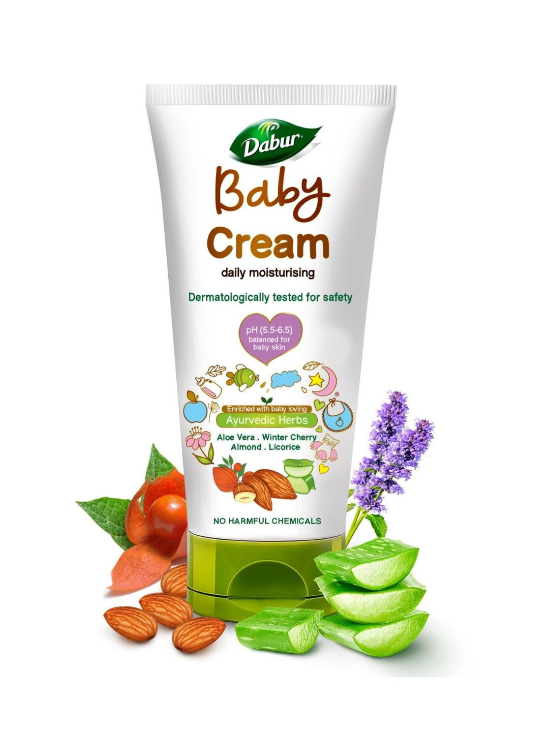 Buy Dabur Daily Moisturising PH Balanced Baby Cream With Aloevera ...