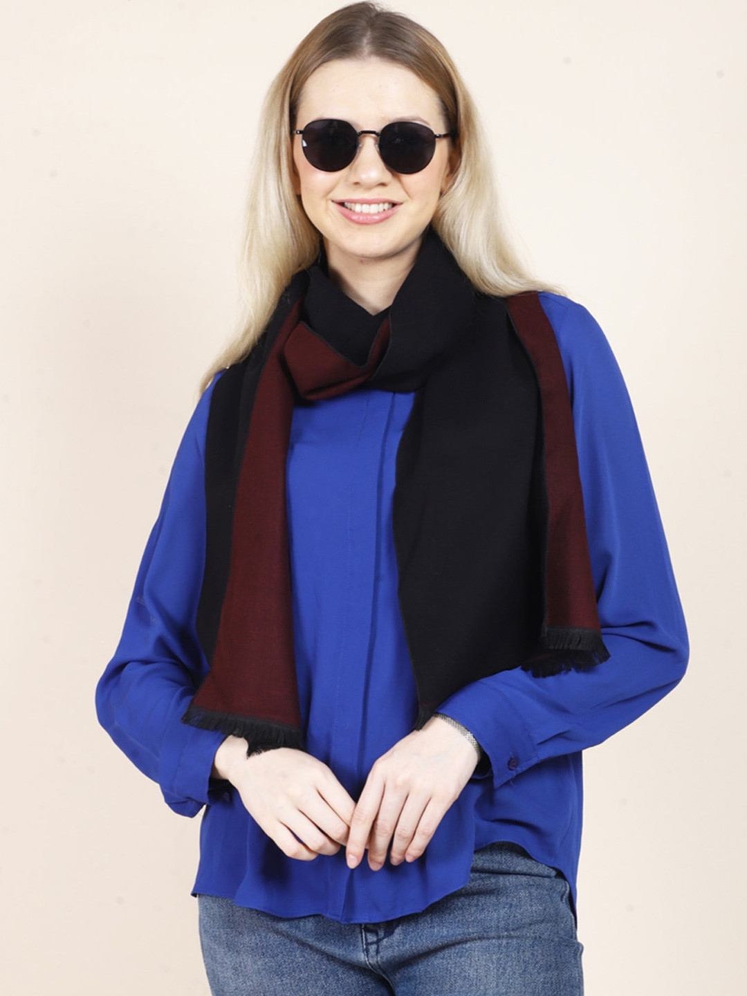 Buy Calvadoss Reversible Muffler - Mufflers for Women 25749992 | Myntra