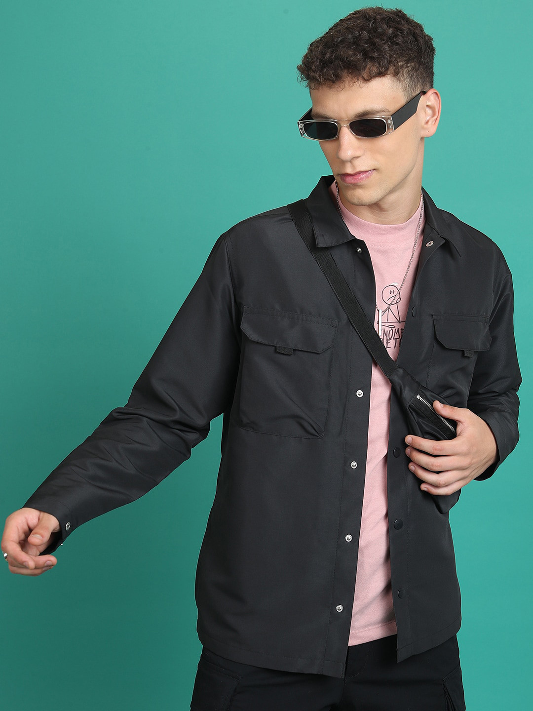 Buy KETCH Spread Collar Tailored Jacket With Studded - Jackets for Men ...