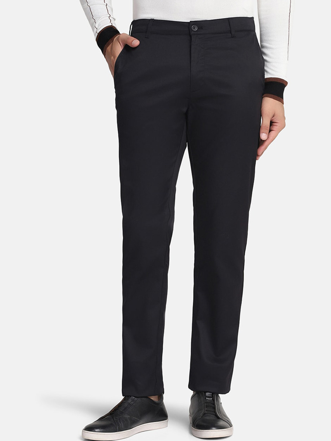 Buy Blackberrys Men Slim Fit Temp Tech Casual Trousers - Trousers for ...