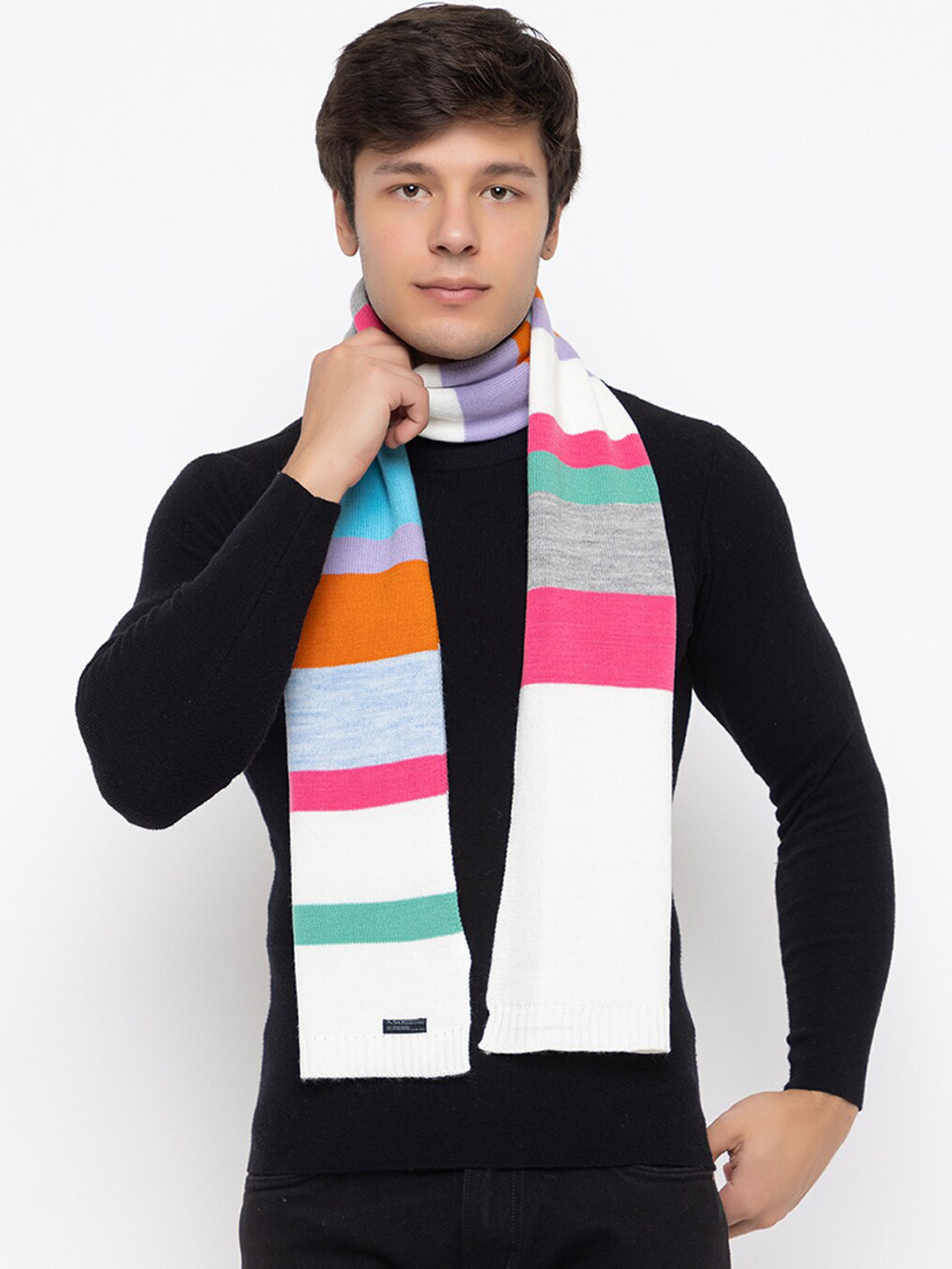 Buy 513 Striped Acrylic Lightweight Muffler - Mufflers for Men 25765366 ...