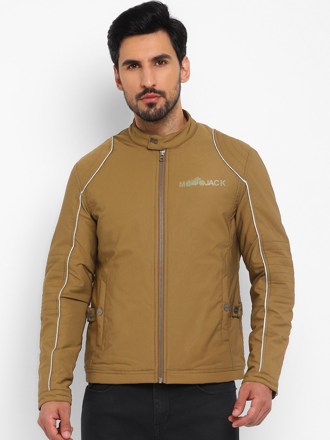 Buy Red Chief Mandarin Collar Lightweight Tailored Jacket - Jackets for ...