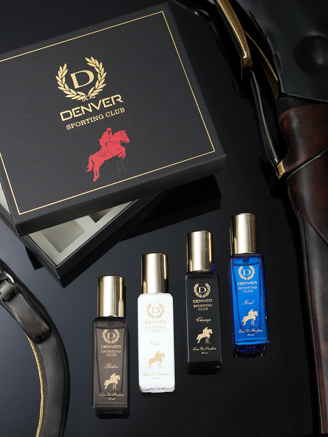 Buy Denver Men Set Of 4 Sporting Club Eau De Parfum 20 Ml Each ...