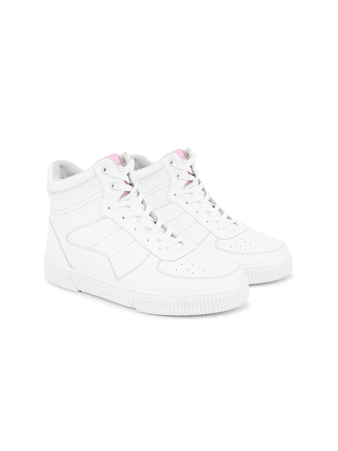 Buy HRX By Hrithik Roshan Women White Perforated Lightweight Mid Top ...