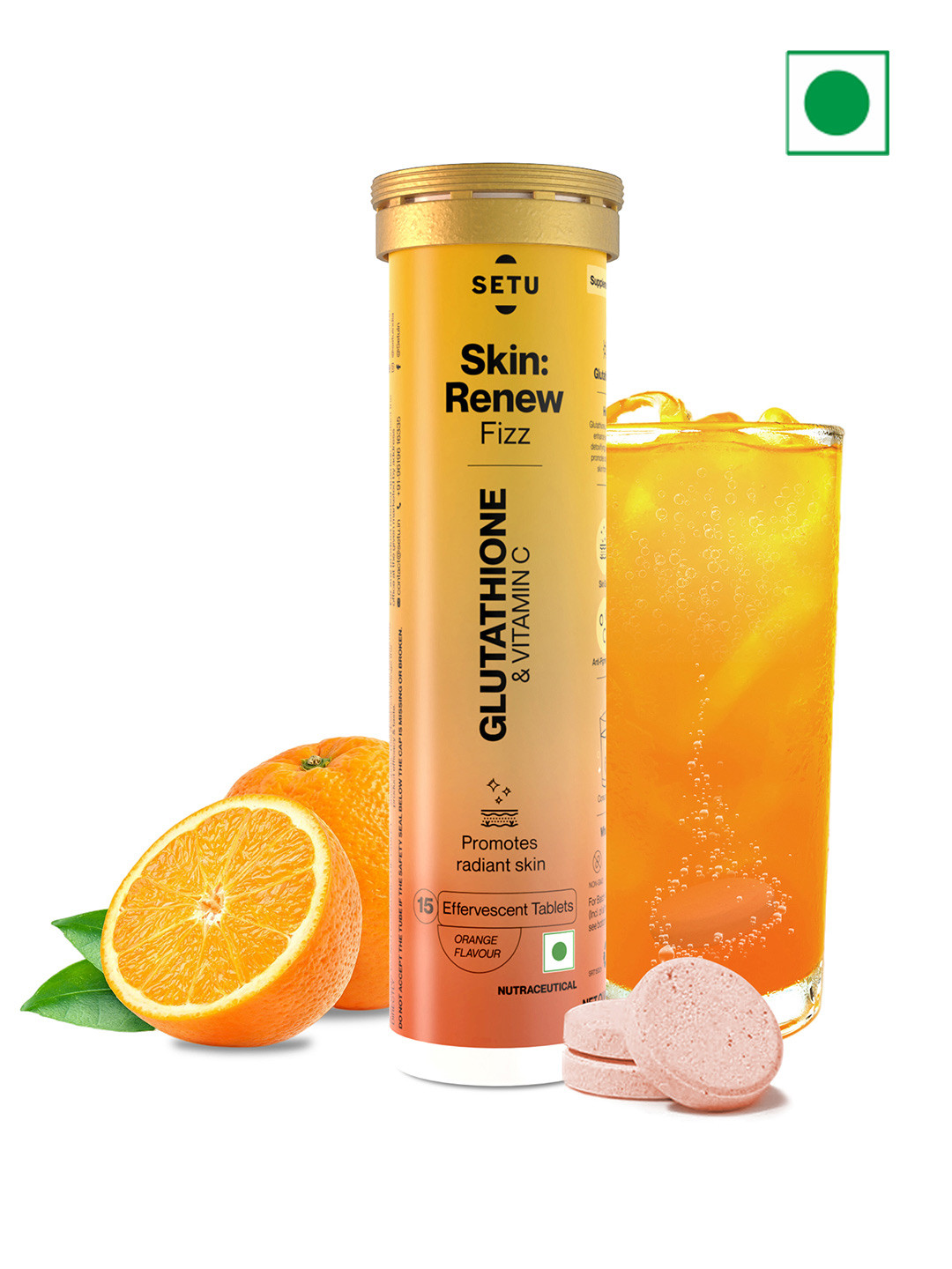 Buy Setu Skin Renew Glutathione 15 Effervescent Tablets For Glowing ...