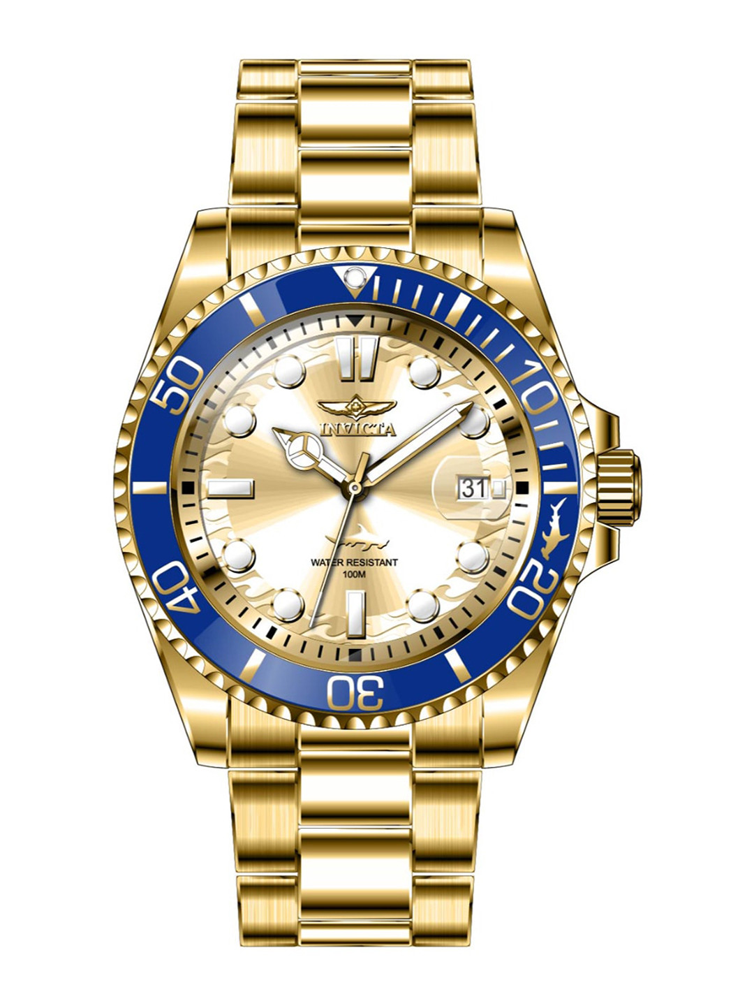 Buy Invicta Unisex Embellished Dial & Stainless Steel Wrap Around ...