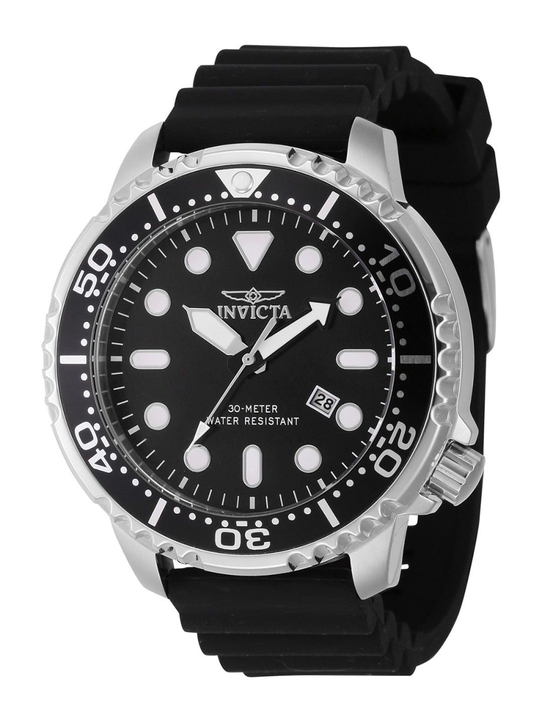 Buy Invicta Men Black Dial & Straps Water Resistance Analogue Watch ...