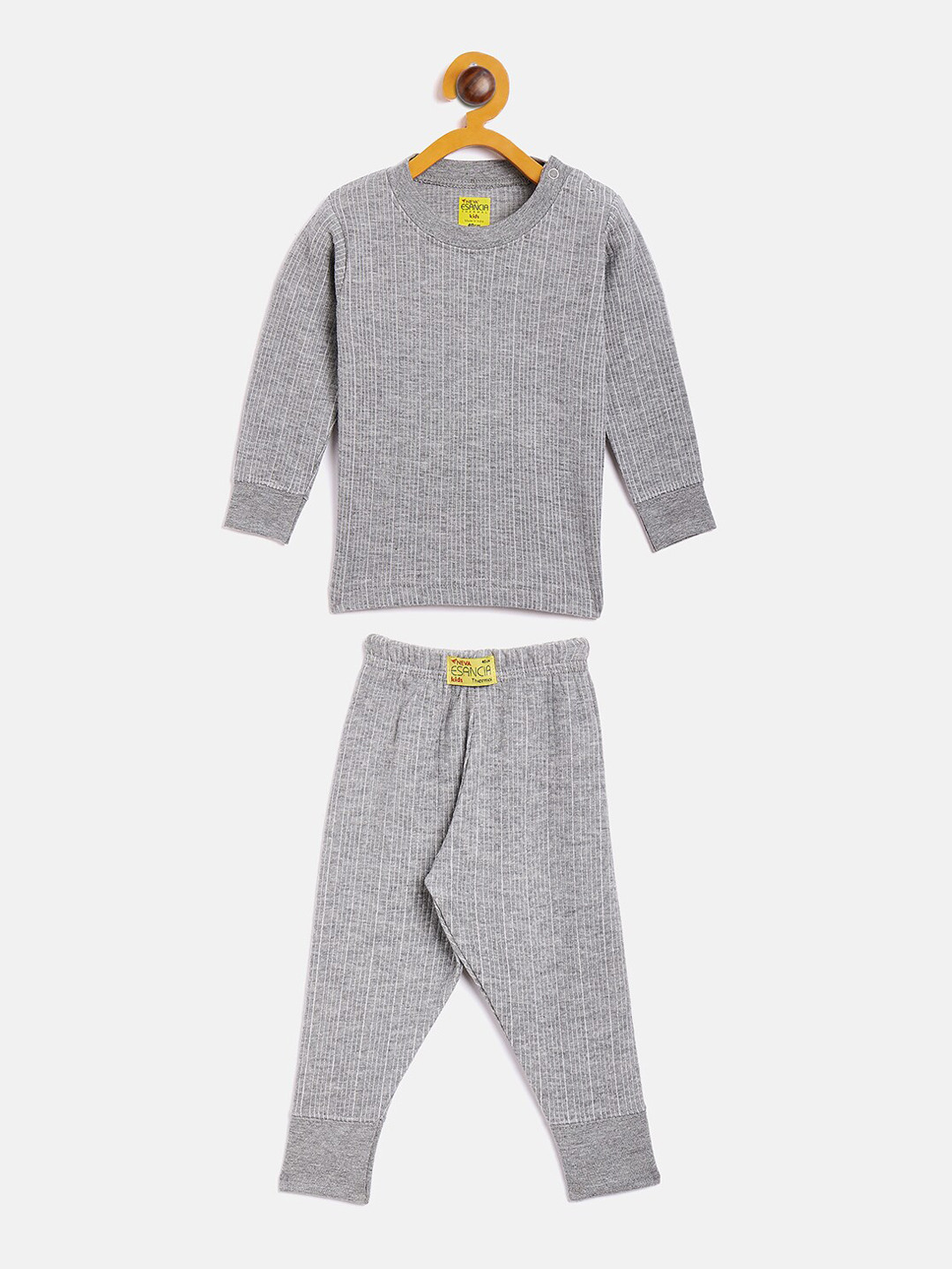 Buy NEVA Kids Ribbed Cotton Thermal Set - Thermal Set for Unisex Kids ...