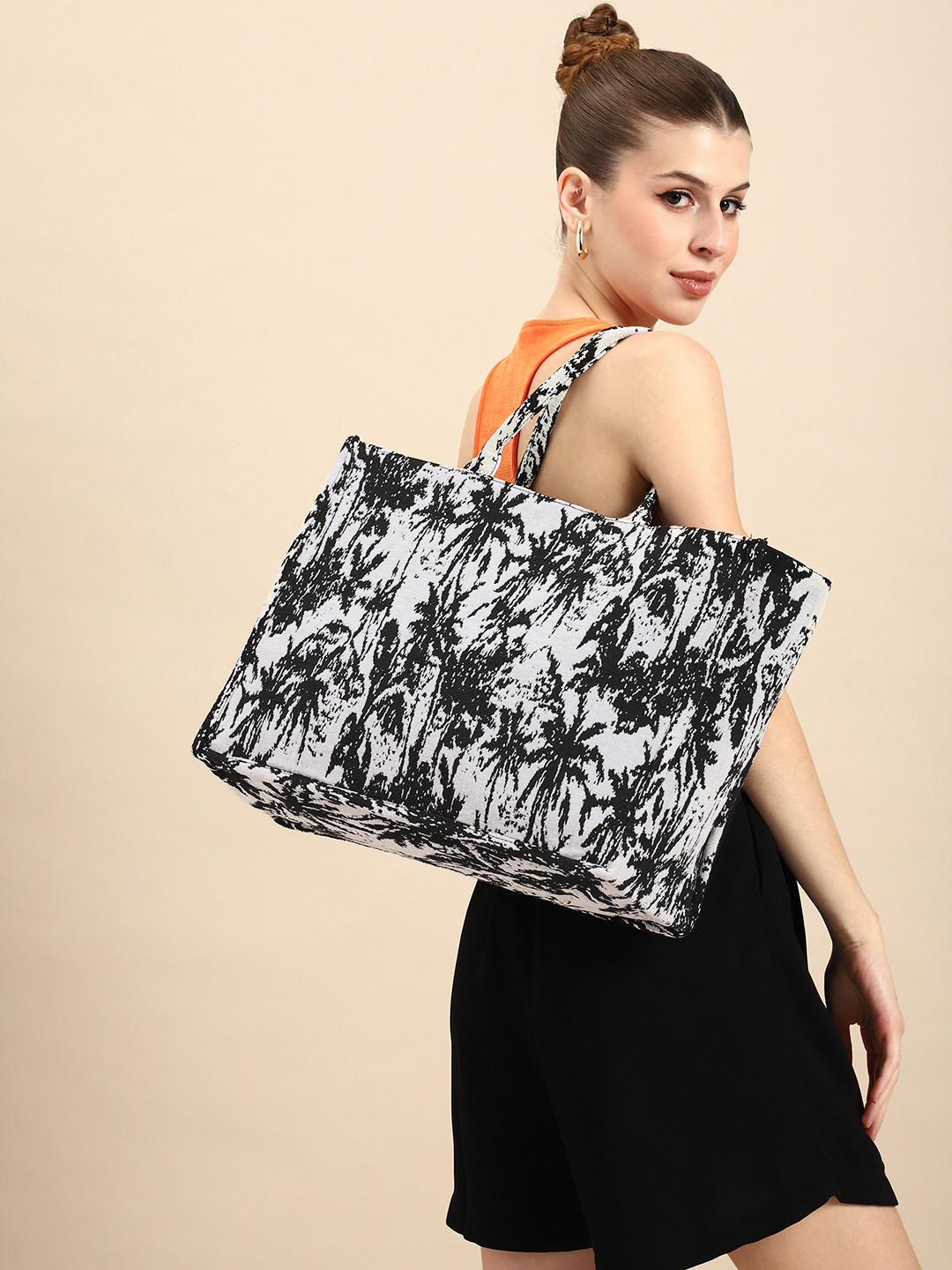 Buy DressBerry Printed Oversized Shopper Tote Bag - Handbags for Women ...