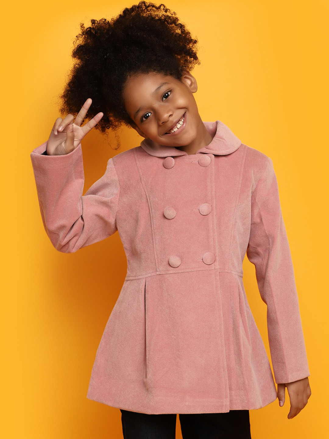 Buy V Mart Girls Lightweight Longline Acrylic Tailored Jacket - Jackets ...