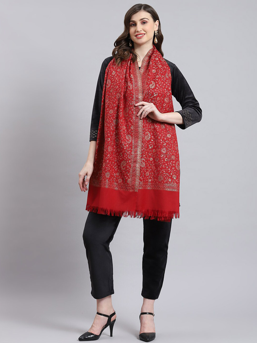 Buy Monte Carlo Women Woven Design Stole - Stoles for Women 25820684 ...