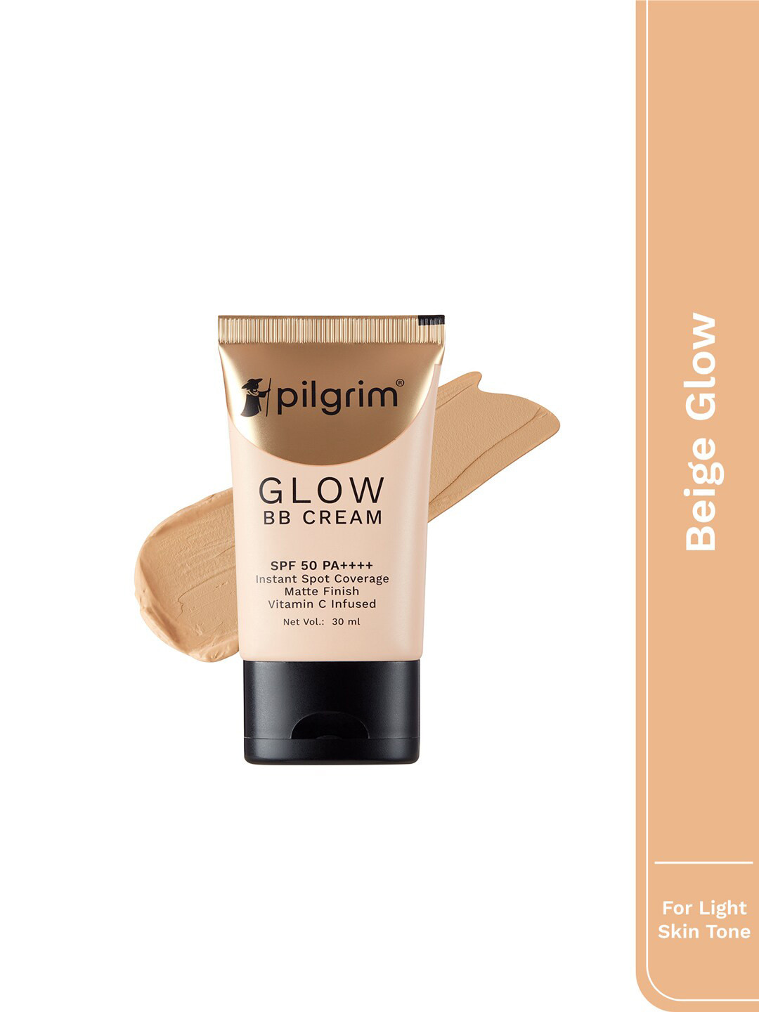 Buy Pilgrim Glow 3 IN 1 BB Cream SPF 50 PA++++ 30ml Beige Glow 01 - BB ...