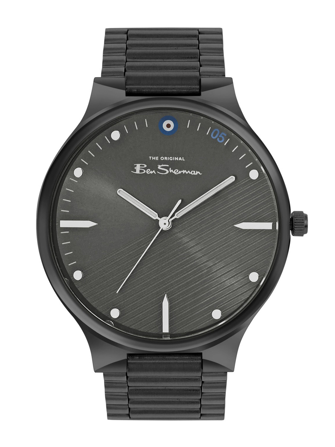 Buy BEN SHERMAN Men Dial & Stainless Steel Straps Analogue Watch ...