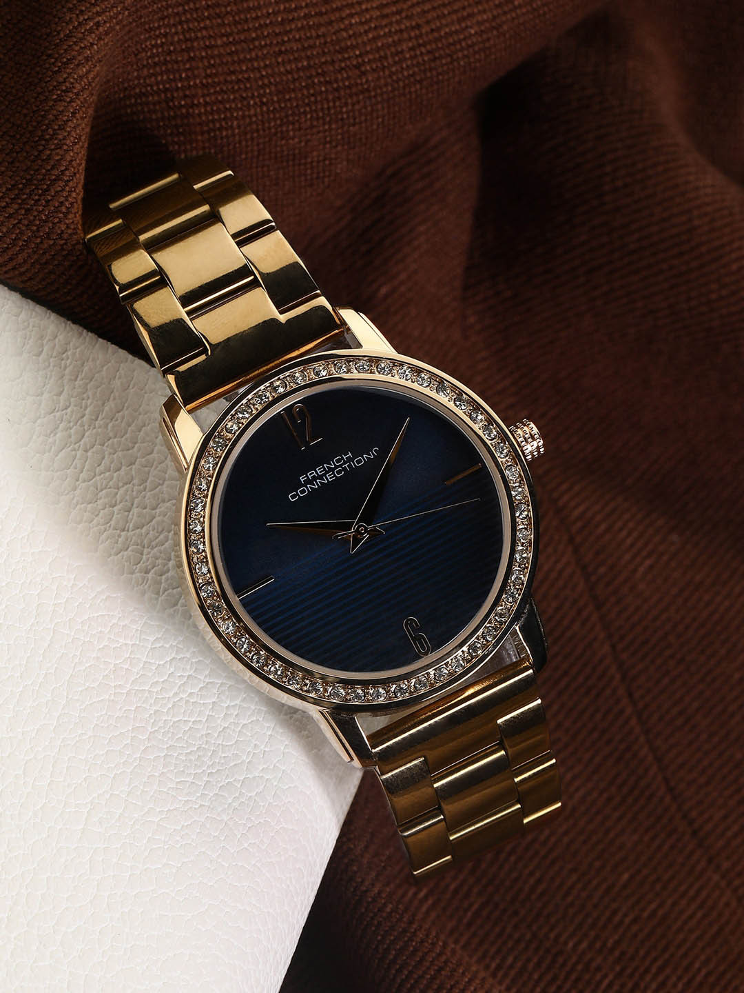 Buy French Connection Women Stainless Steel Bracelet Style Straps ...