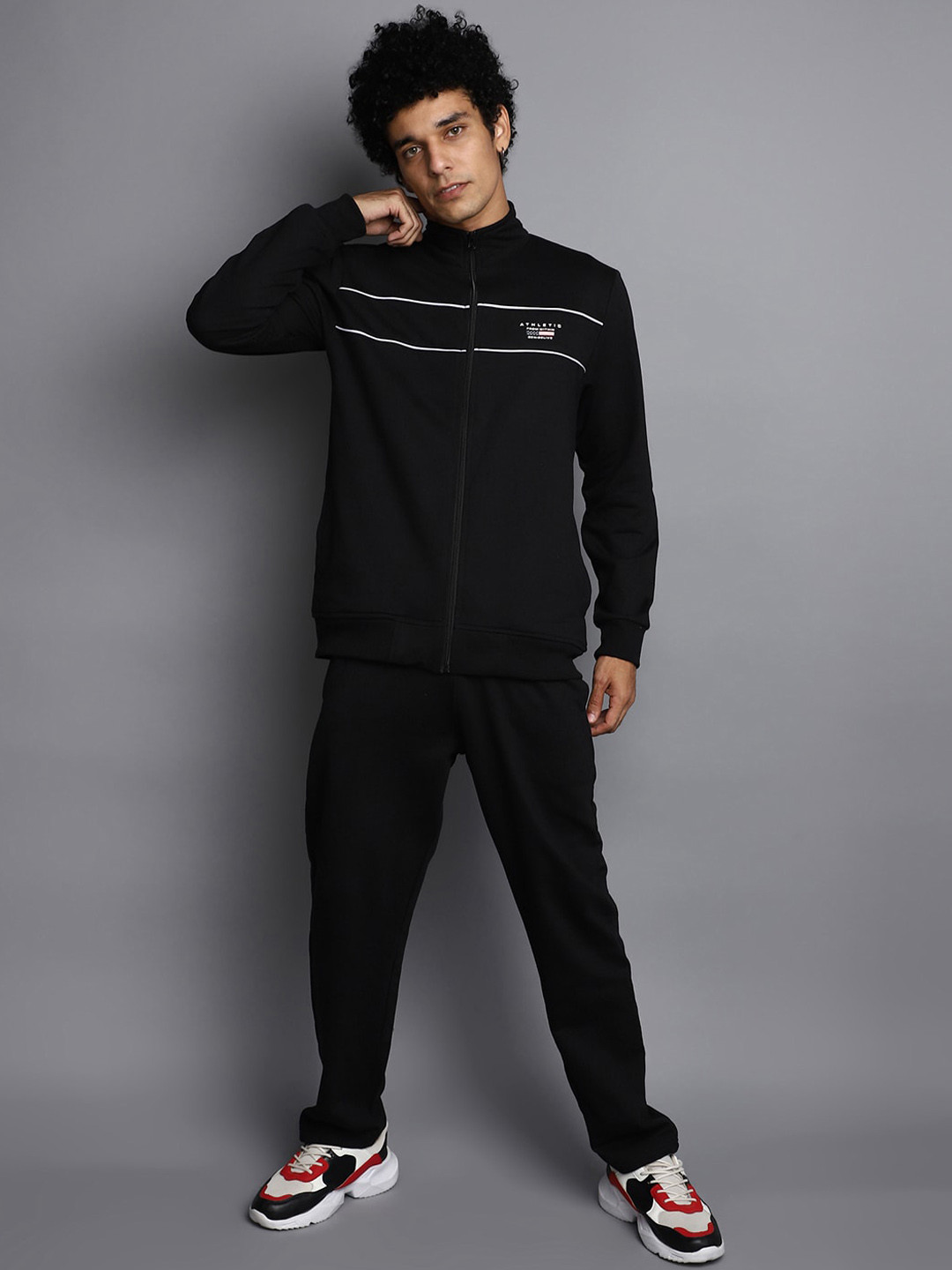 Buy V Mart Striped Mid Rise Tracksuit - Tracksuits for Men 25830222 ...