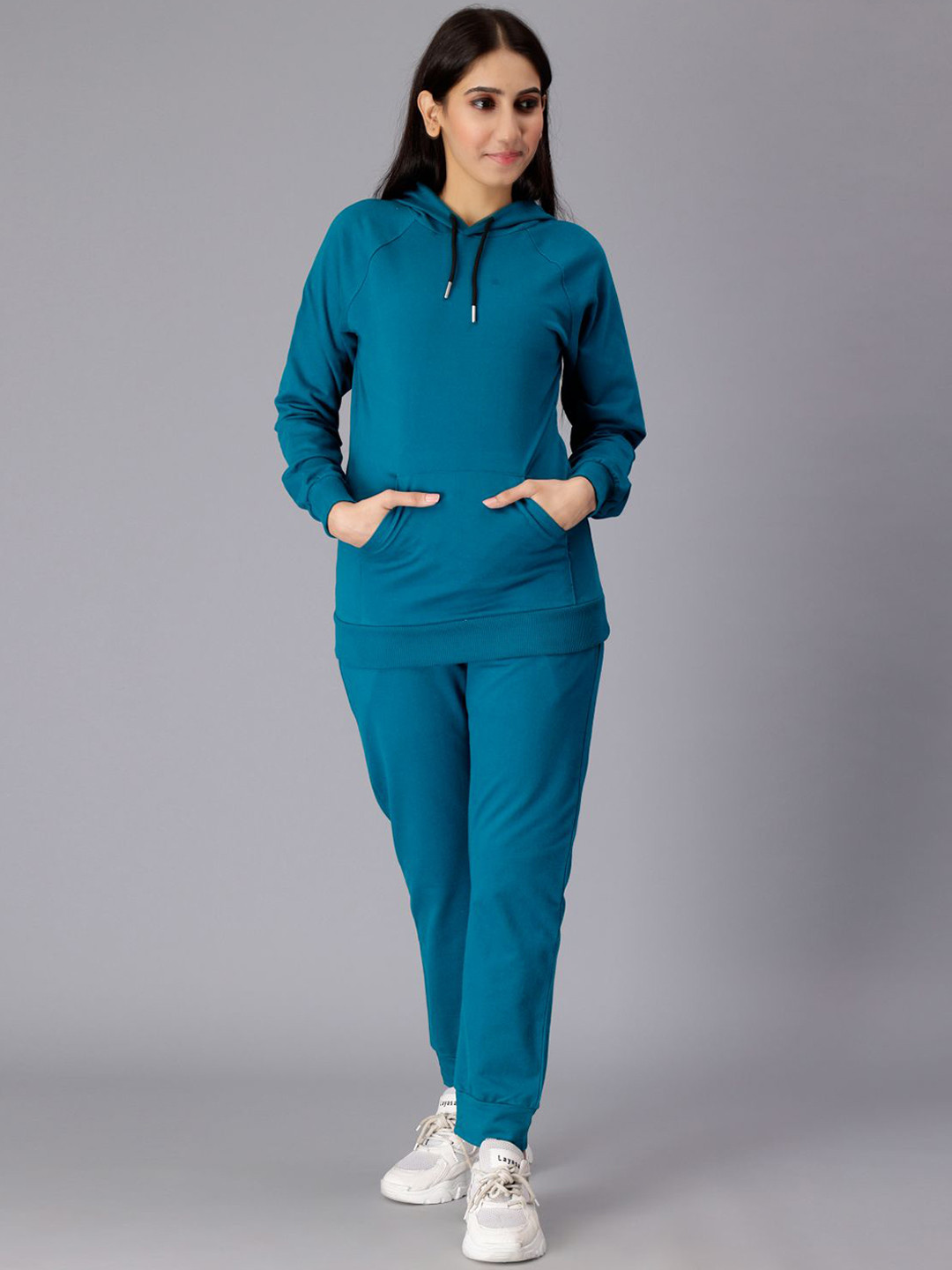 Buy SAAKAA Hooded Pure Cotton Tracksuit - Tracksuits for Women 25831052 ...