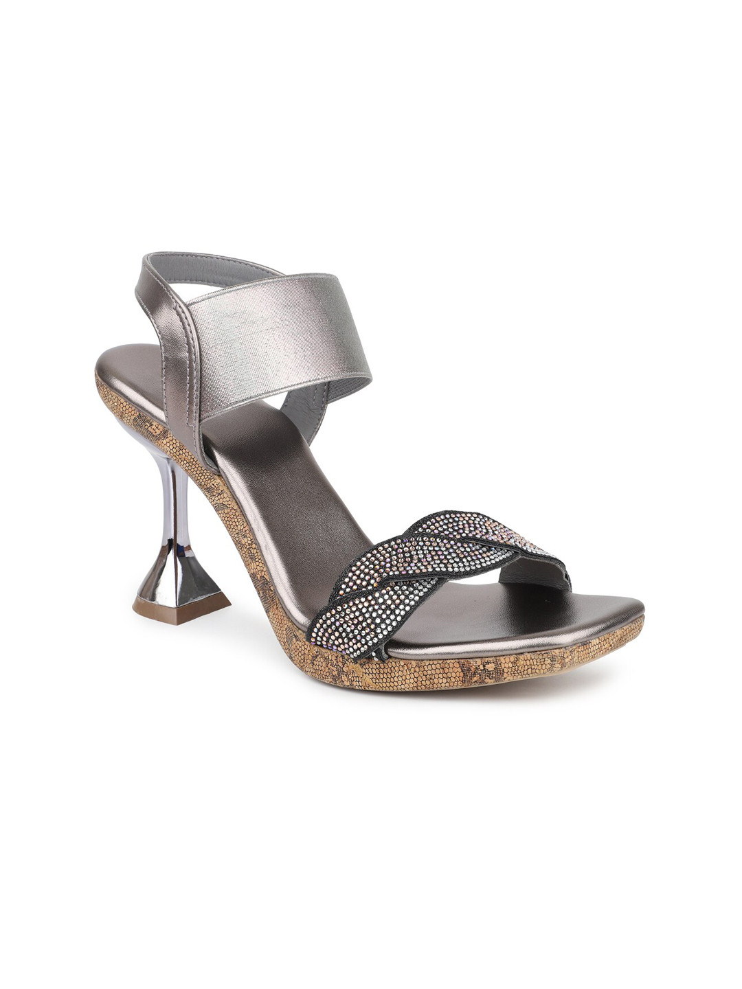 Buy Inc 5 Embellished Block Party Heels With Ankle Loop - Heels for ...