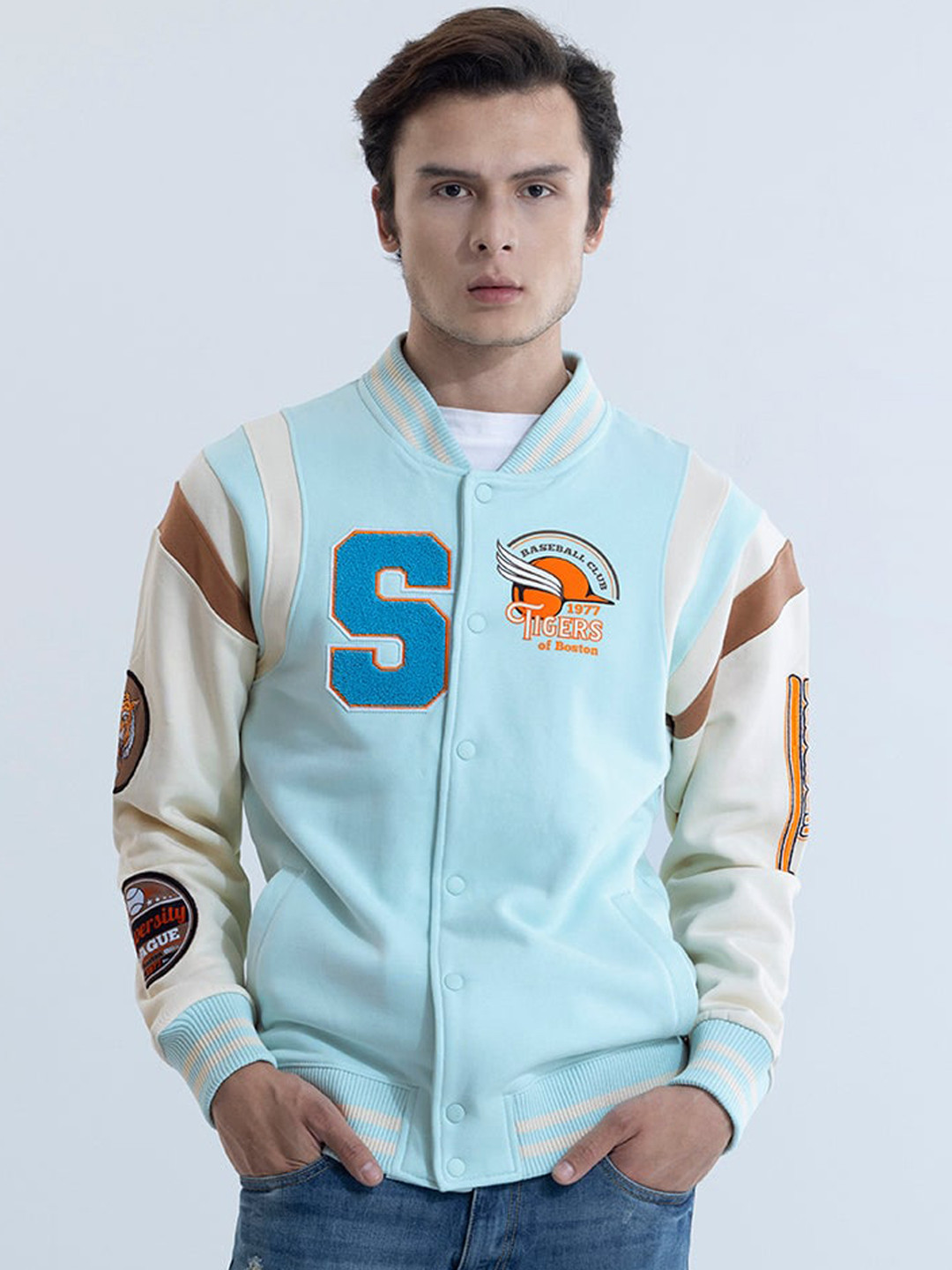 Buy Snitch Typography Printed Mandarin Collar Lightweight Pure Cotton ...