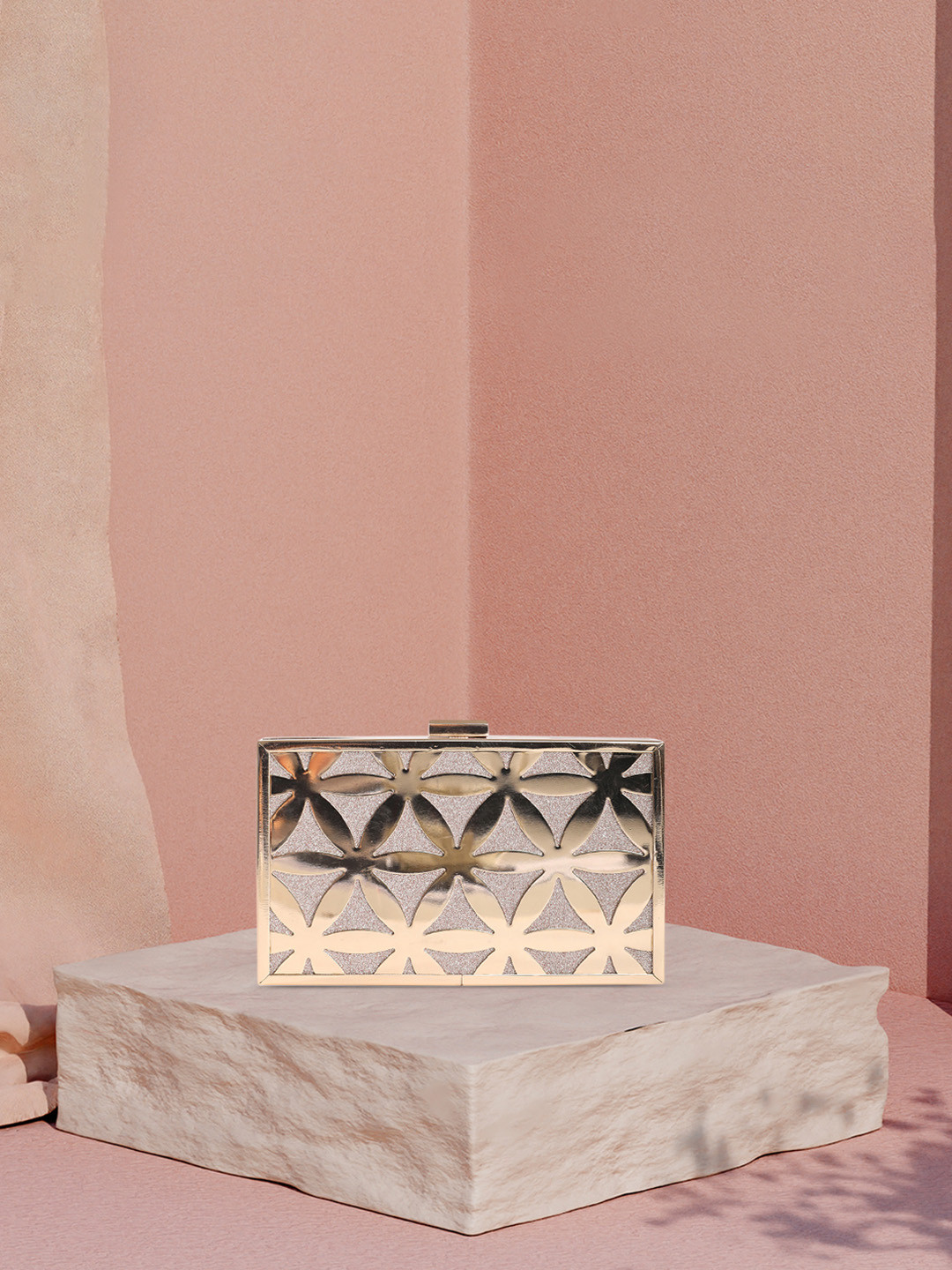 Buy Caprese Textured Box Clutch With Shoulder Strap - Clutches for ...