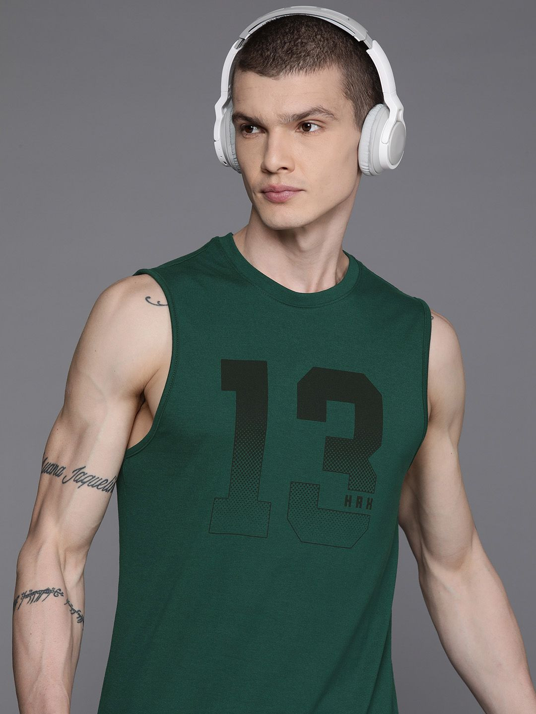 Buy HRX By Hrithik Roshan Men Typography Printed T Shirt - Tshirts for ...