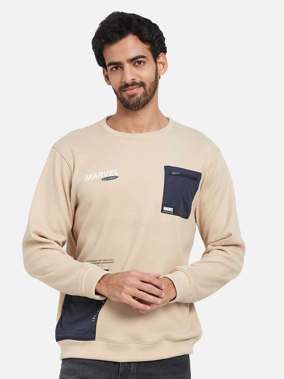 Buy Octave Marvel Fleece Pullover Sweatshirt - Sweatshirts for Men ...