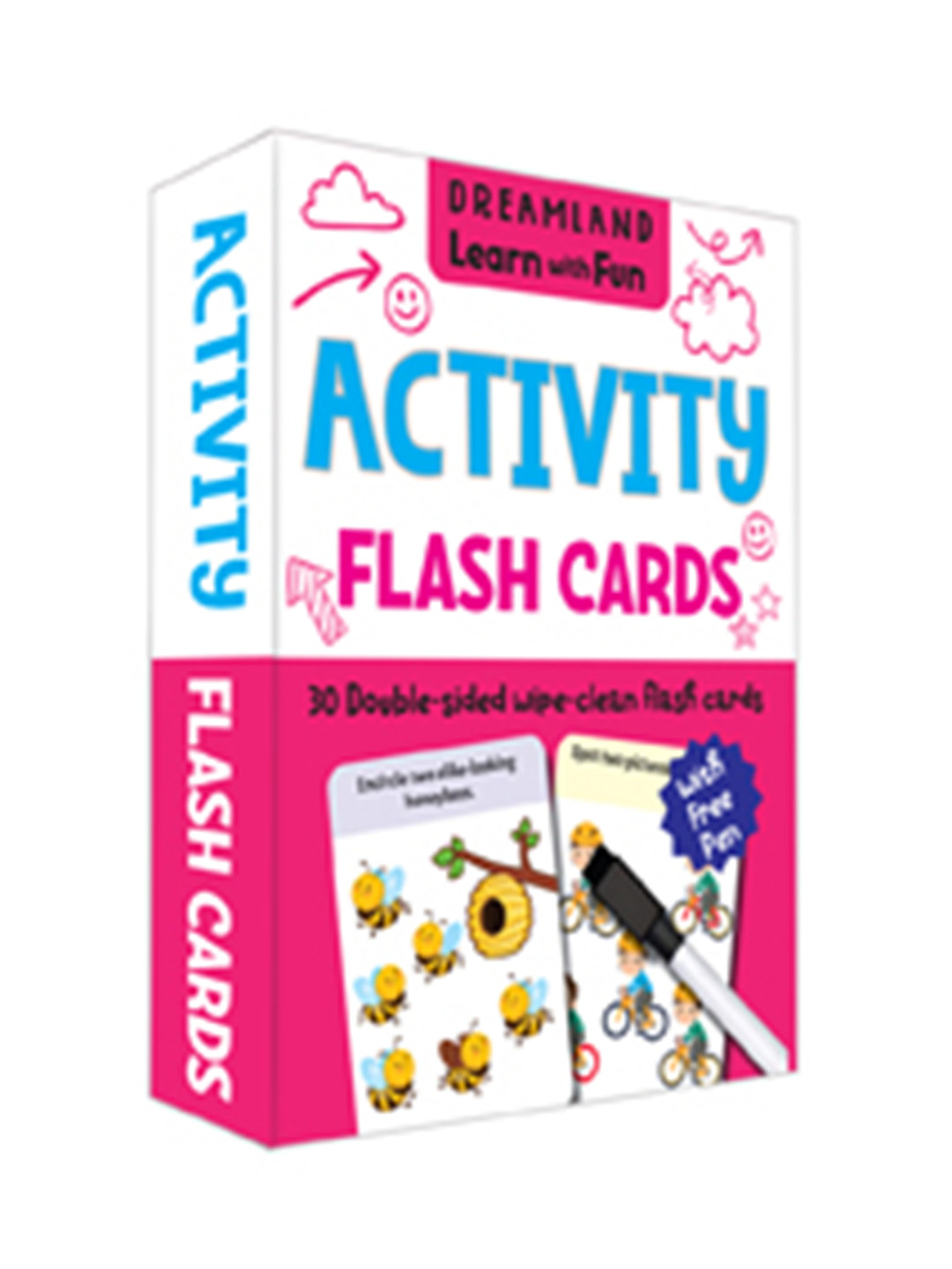 Buy Dreamland Kids Set Of 30 Double Sided Flash Cards - Learning And ...