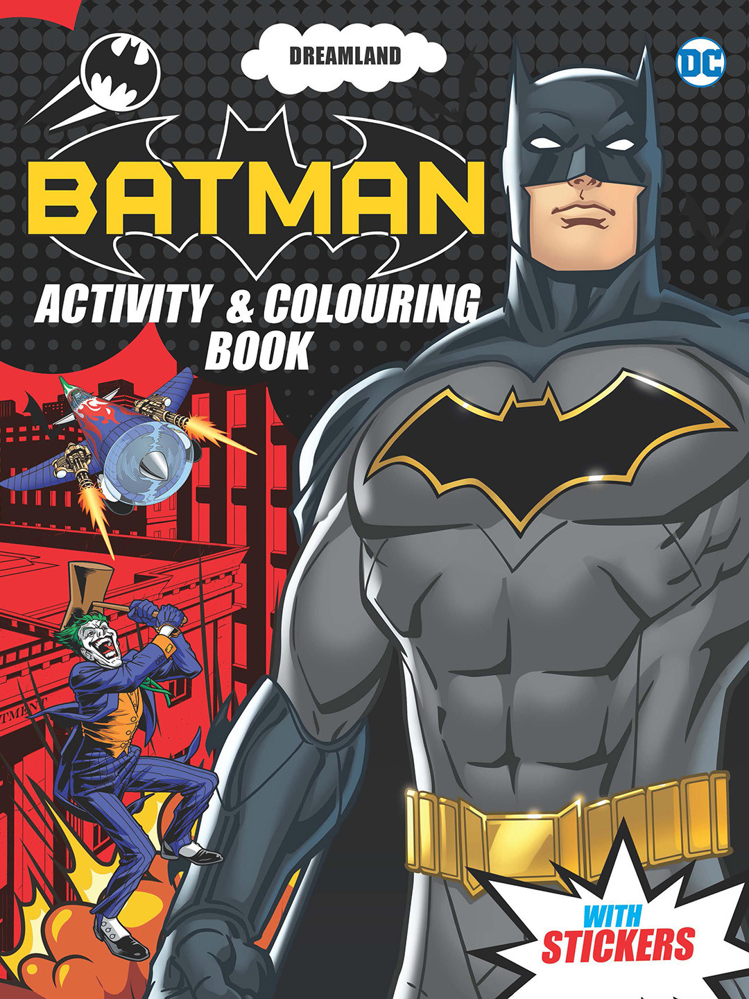 Buy Dreamland Kids Batman Activity & Colouring Books - School ...