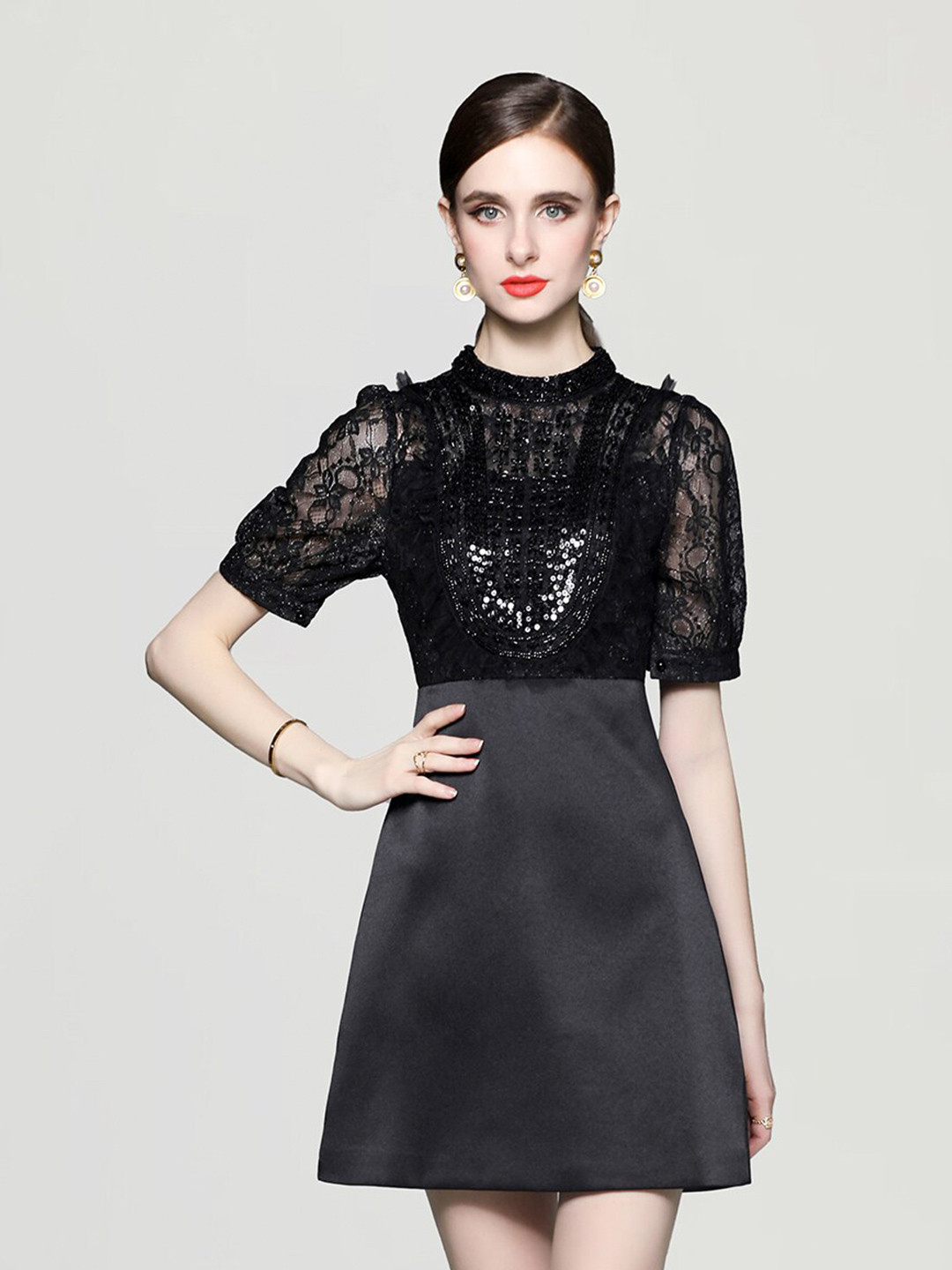 Buy JC Collection Embellished Sequinned Sheath Mini Dress - Dresses for ...