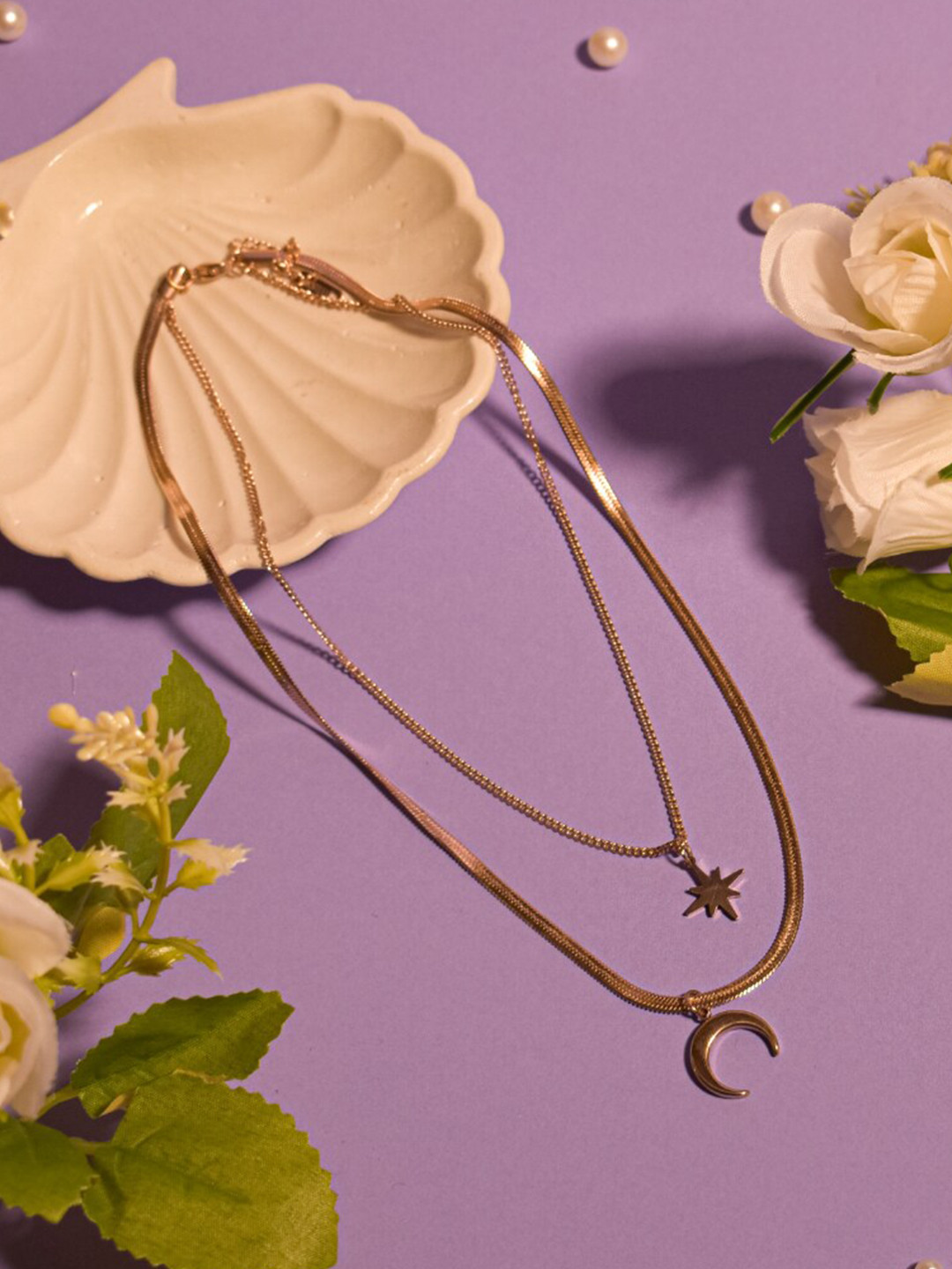 Buy SALTY Gold Plated Necklace - Necklace And Chains for Women 25886076 ...