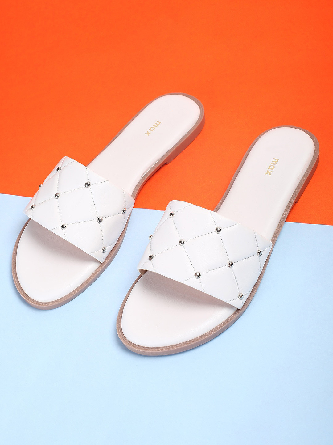 Buy Max Embellished Open Toe Flats - Flats for Women 25886478 | Myntra