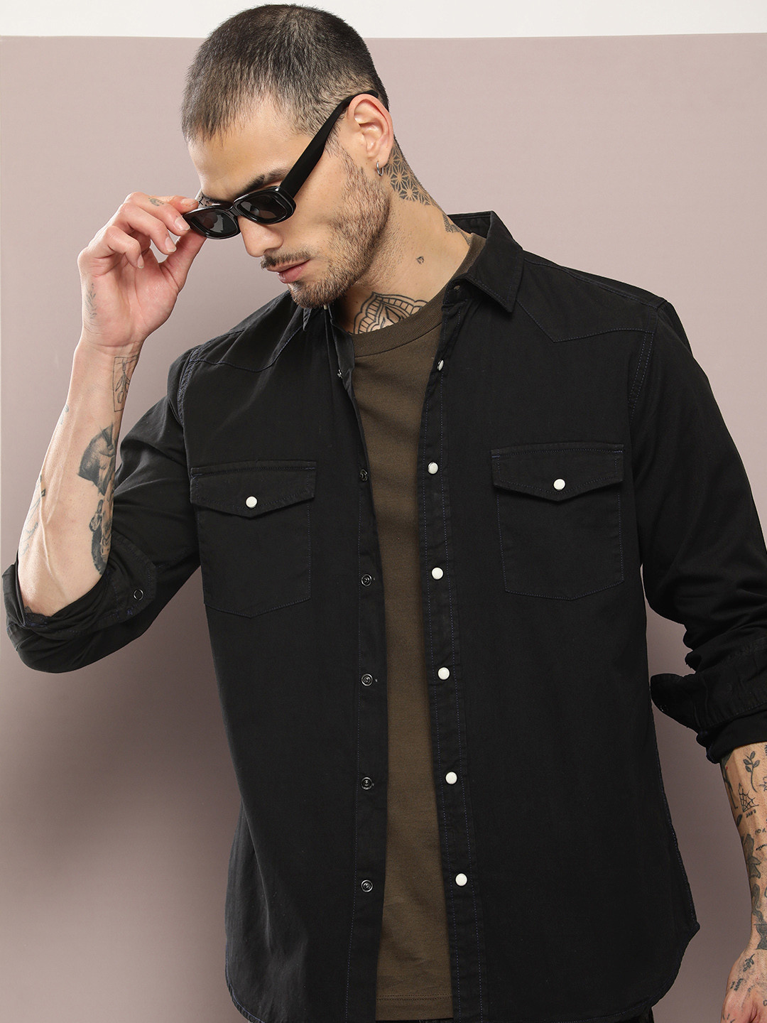 Buy Kook N Keech Men Solid Casual Shirt - Shirts for Men 25893160 | Myntra
