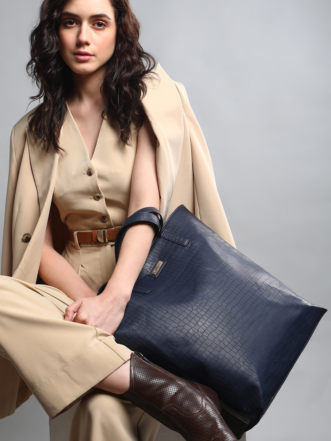 Buy Vero Moda Textured Shopper Tote Bag - Handbags for Women 25893250 ...