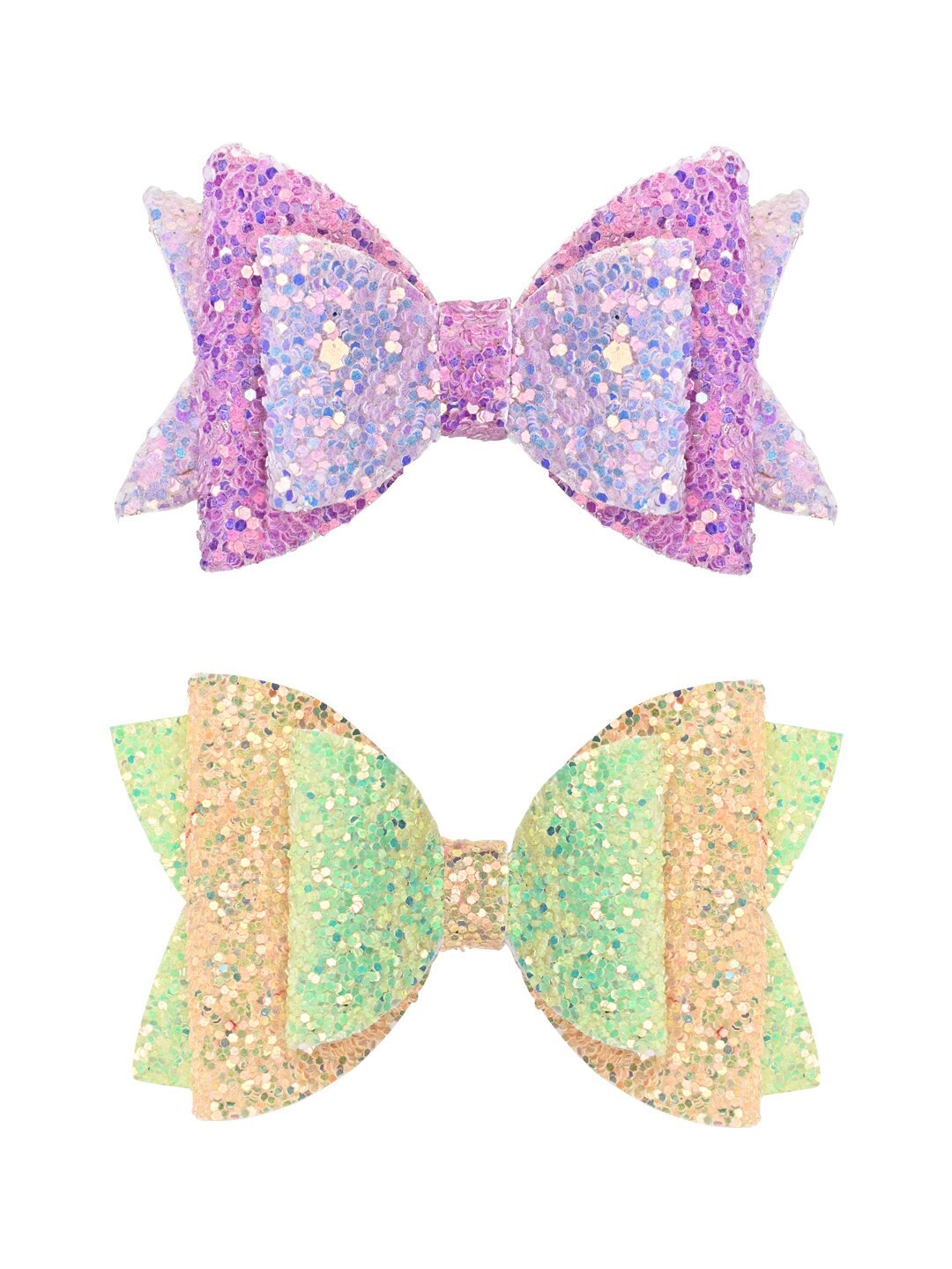 Buy Aye Candy Girls Set Of 2 Embellished Bow Alligator Hair Clips ...