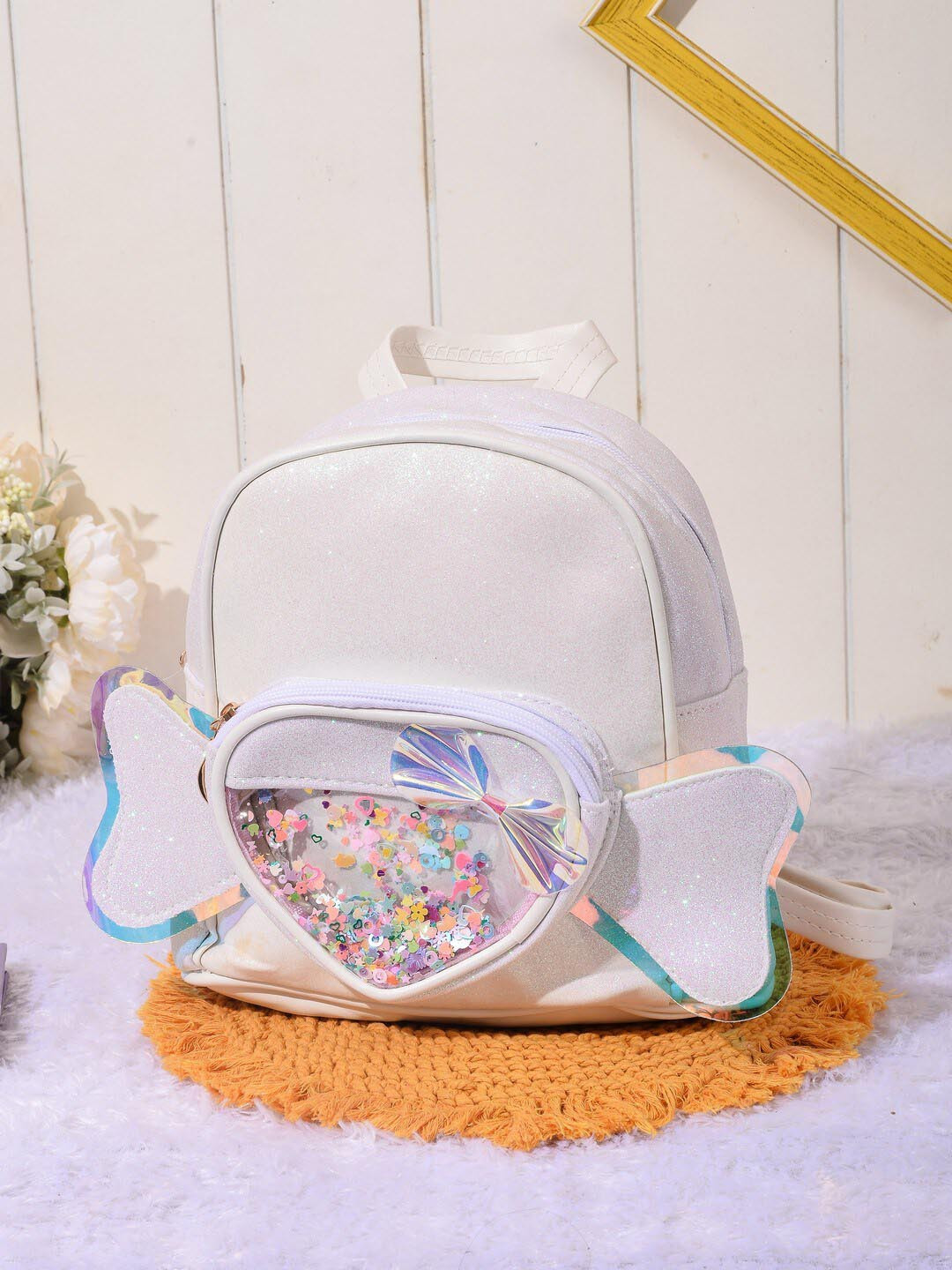 Buy POPLINS Kids Embellished Backpack - Backpacks for Unisex Kids ...