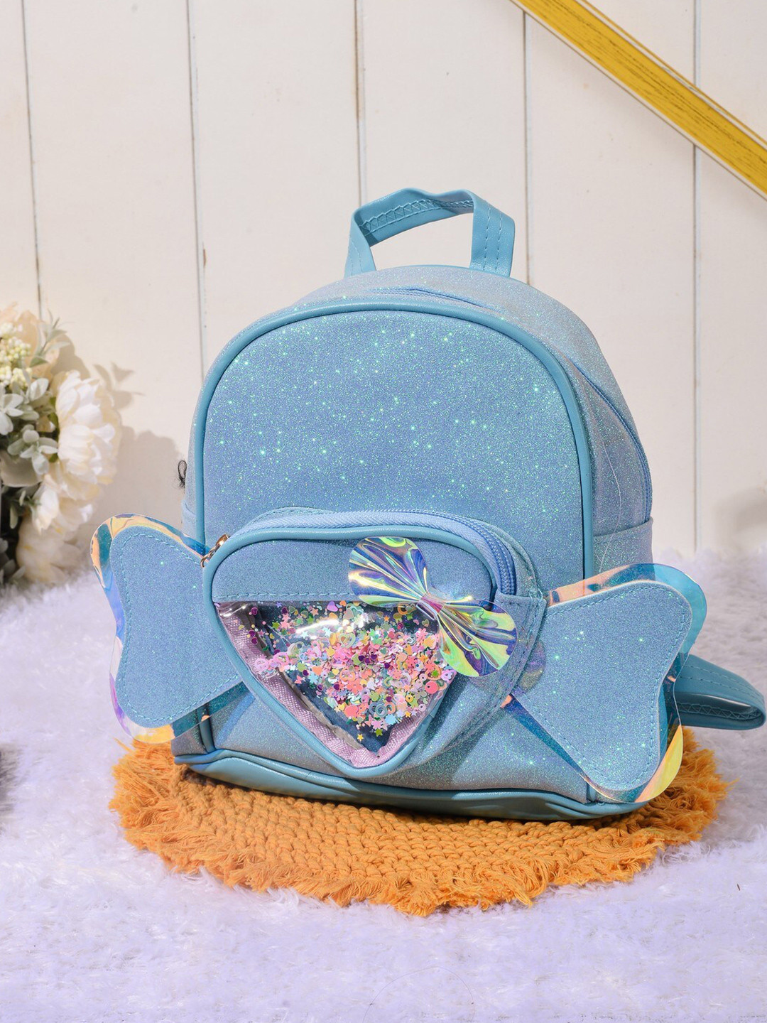 Buy POPLINS Kids Embellished Bow Backpack - Backpacks for Unisex Kids ...