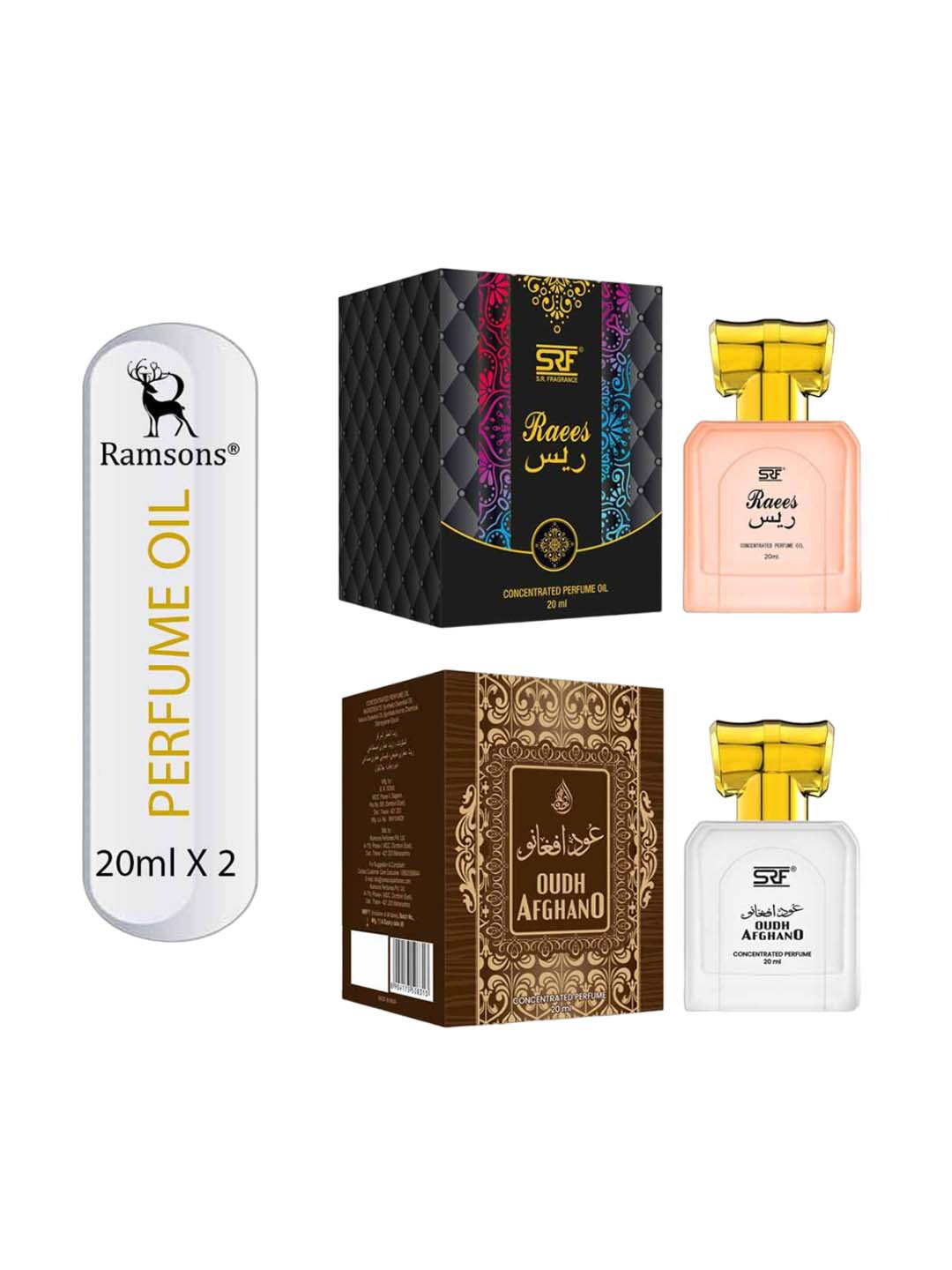 Buy Ramsons 2Pcs SRF Oudh Afghano & SRF Raees Concentrated Perfume Oil ...