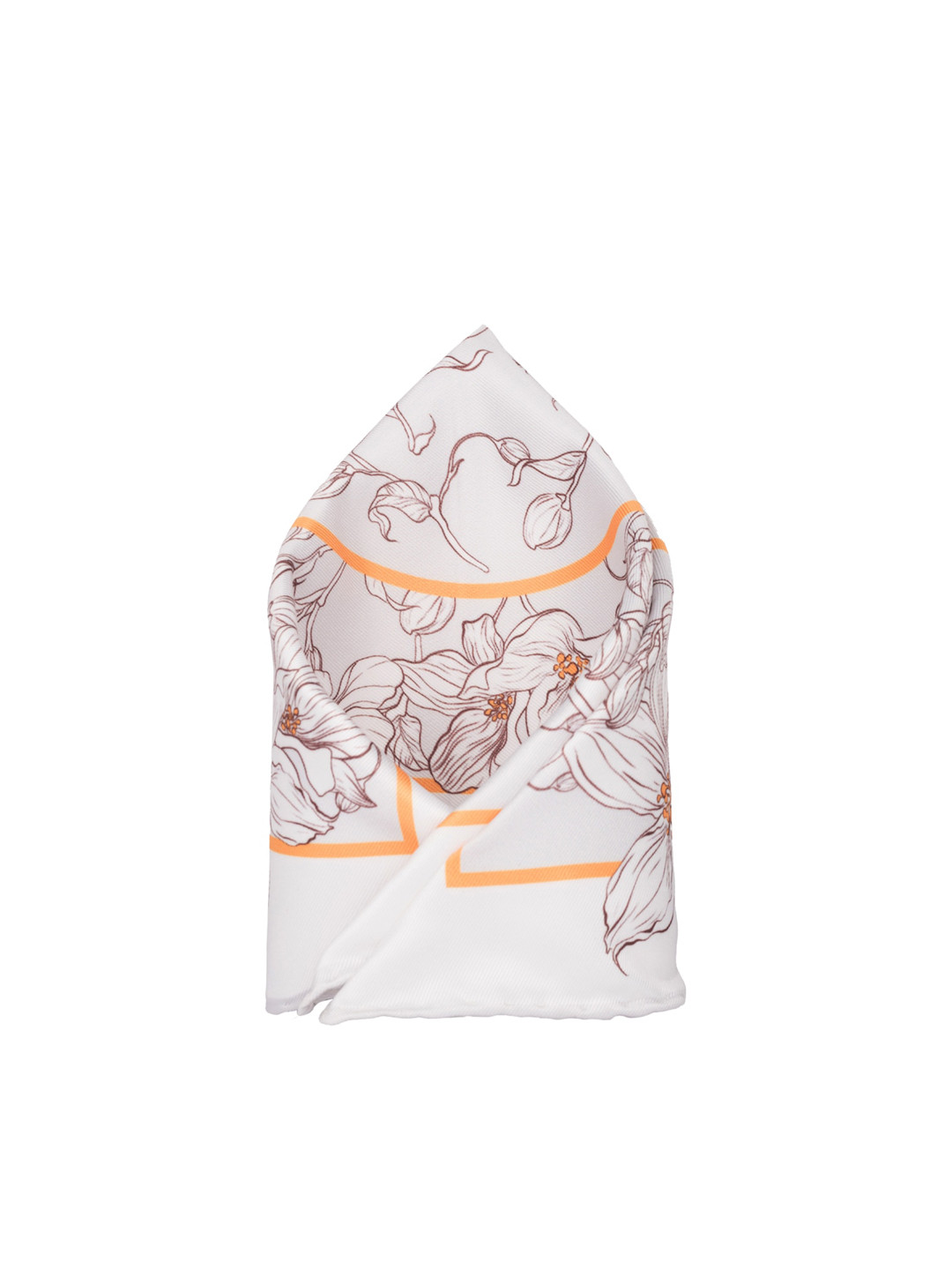 Buy The Tie Hub Floral Printed Microfiber Pocket Square - Pocket ...