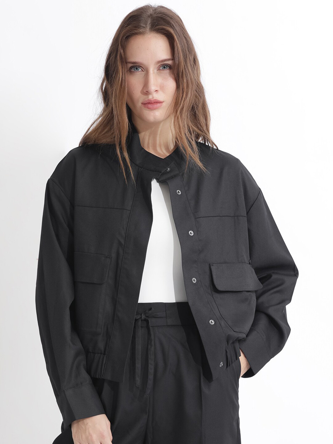 Buy RAREISM Stand Collar Tailored Jacket - Jackets for Women 25902848 ...