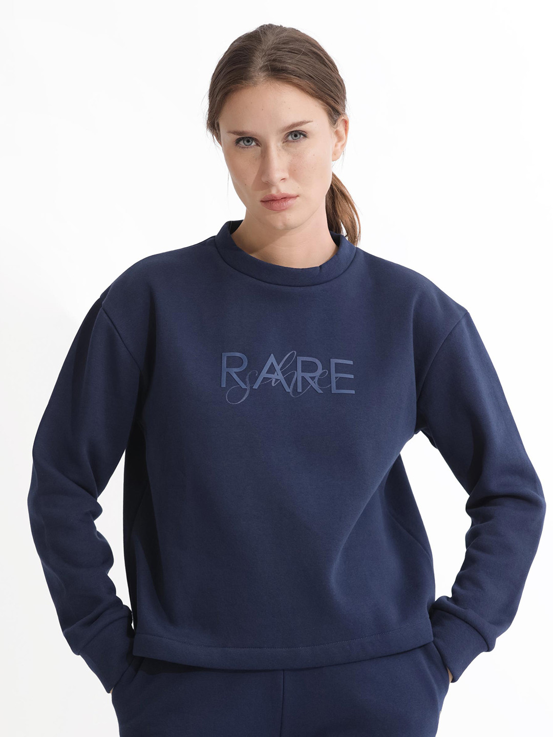 Buy RAREISM Brand Logo Printed Cotton Sweatshirt - Sweatshirts for ...