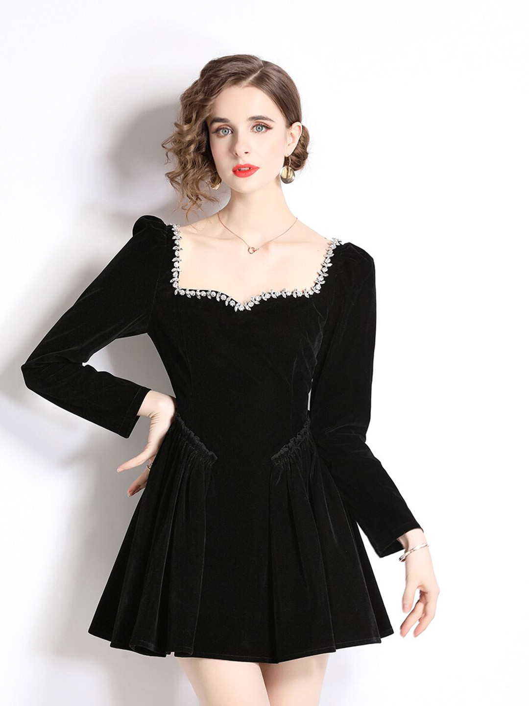 Buy JC Collection Sweetheart Neck Fit And Flare Mini Dress - Dresses ...