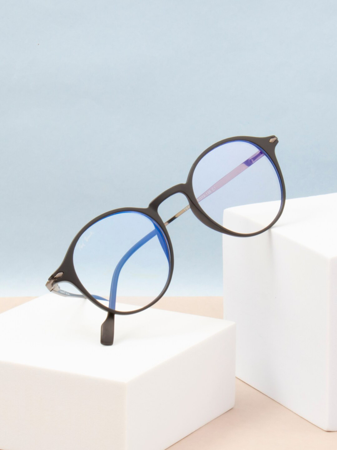 Buy Ted Smith Unisex Black Full Rim Round Frame TS 4005_C1 - Frames for ...