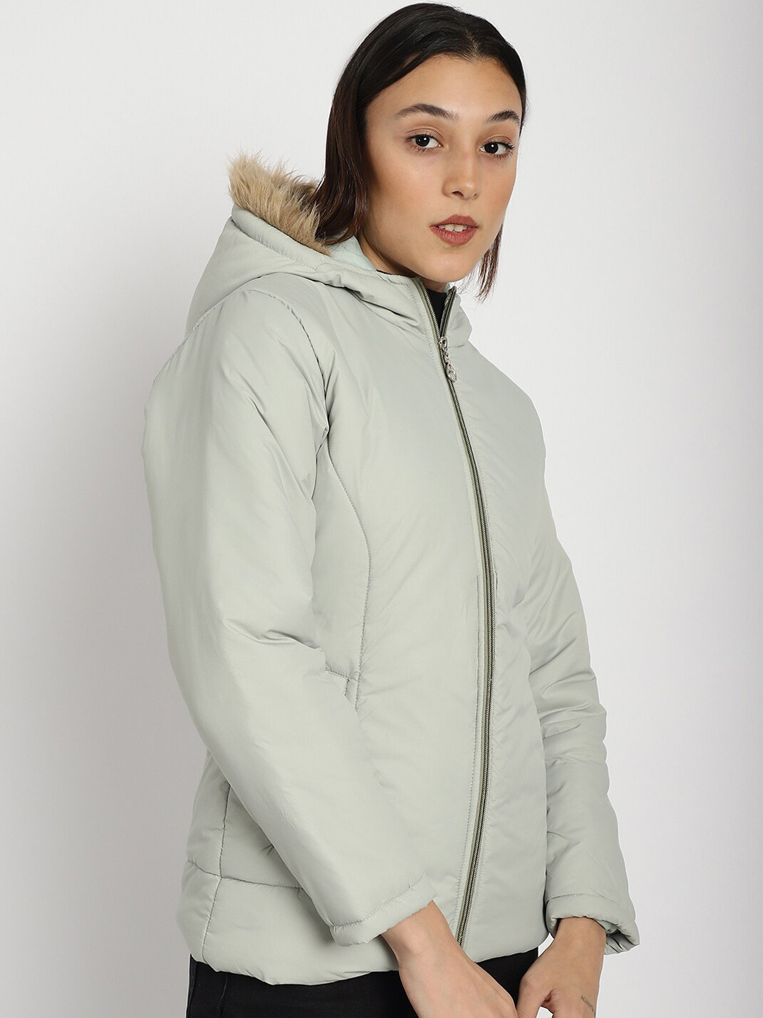Buy 9ty3ree Insulator Hooded Puffer Jacket - Jackets for Women 25911612 | Myntra