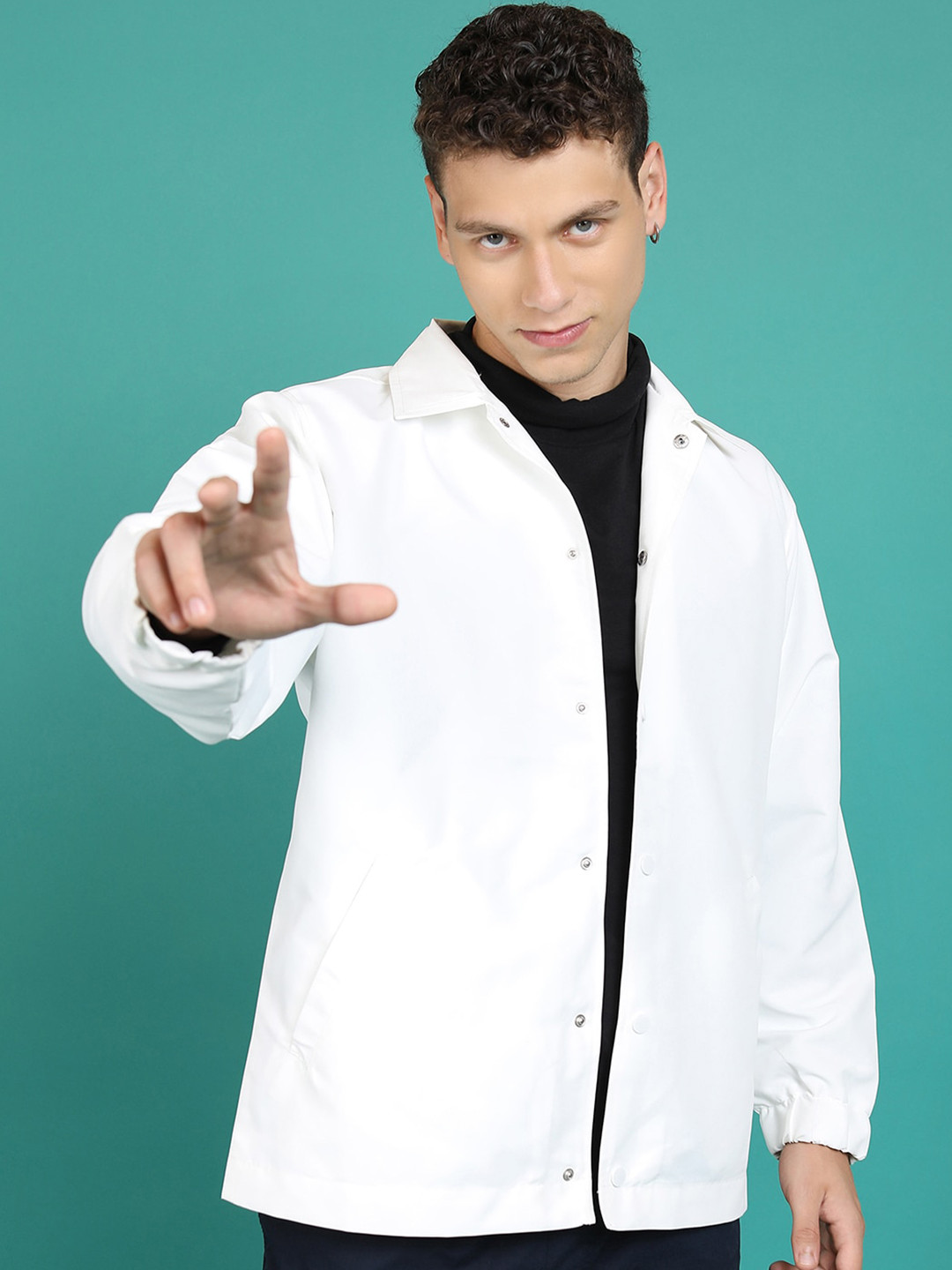 Buy HIGHLANDER Spread Collar Bomber Jacket - Jackets for Men 25912394 ...