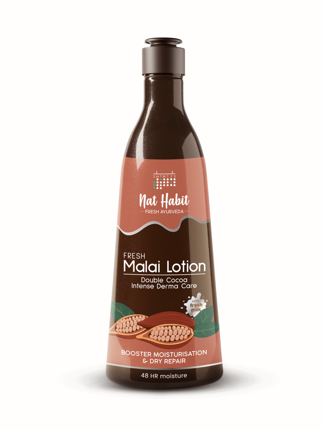 Buy Nat Habit Fresh Malai Lotion Double Cocoa Intense Derma Care 250g ...